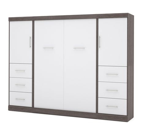 Click here for Bestar Nebula 109W Full Murphy Bed And 2 Storage U... prices