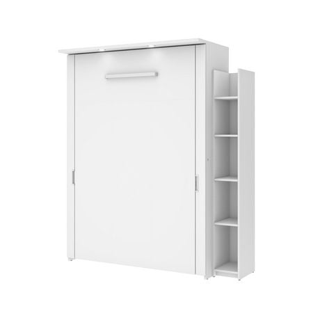 Click here for Bestar Lumina 69W Full Murphy Bed With Shelving Un... prices