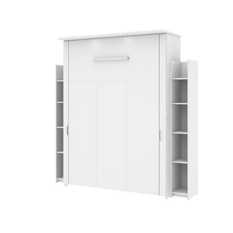 Click here for Bestar Lumina 86W Queen Murphy Bed With 2 Shelving... prices