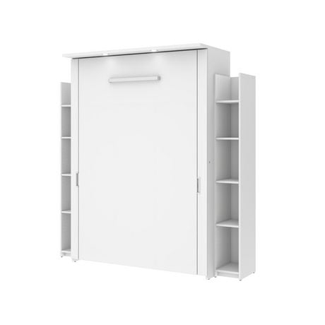 Click here for Bestar Lumina 79W Full Murphy Bed With 2 Shelving... prices