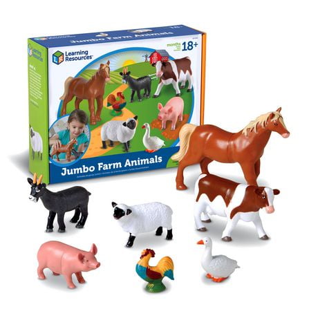 Click here for Learning Resources - Jumbo Farm Animals Various prices