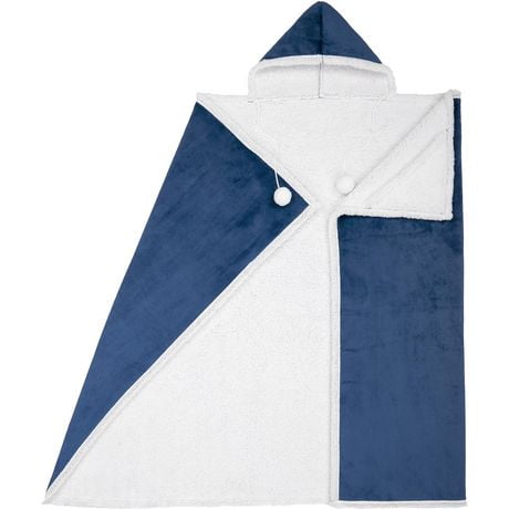 Click here for Safdie & Co. Hoodzy Blanket China Blue Blue Other prices