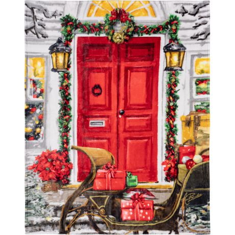 Click here for Safdie & Co. Throw Christmas Printed Flannel Chris... prices