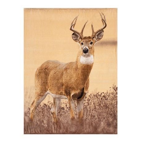 Click here for Safdie & Co. Throw Knitted Printed Fall Deer Multi... prices