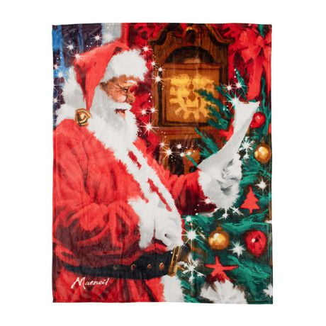 Click here for Safdie & Co. Throw Christmas Santas Christmas List... prices