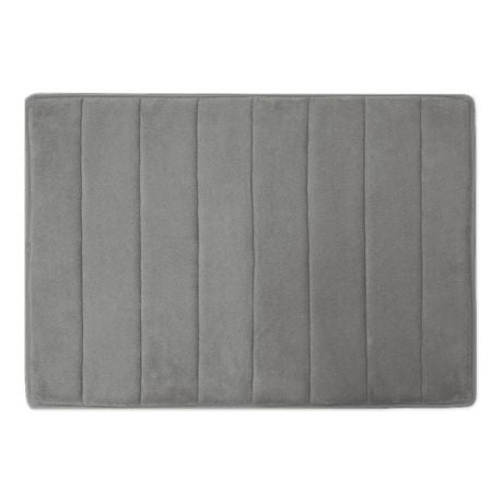 Click here for Safdie & Co. Bath Mat Woven Memory Foam Charcoal C... prices