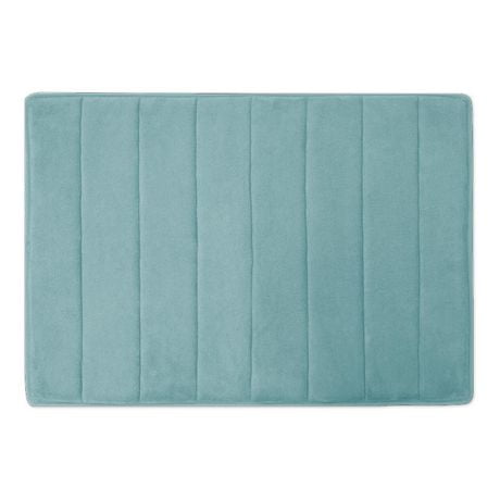 Click here for Safdie & Co. Bath Mat Woven Memory Foam Aqua Aqua... prices