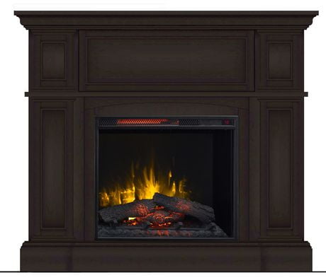 Click here for Komodo Infrared Media Fireplace Dark Walnut Dimens... prices