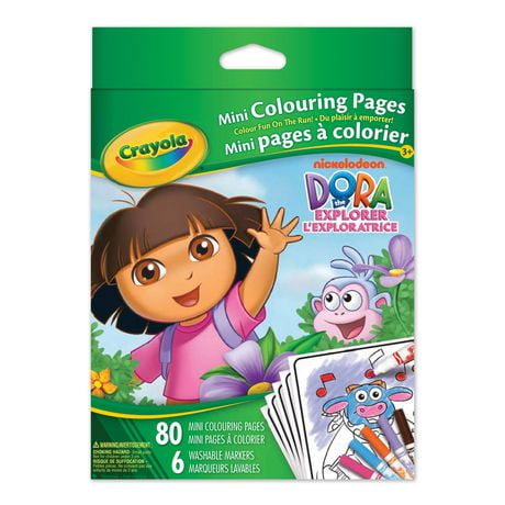 Crayola Mini Colouring Pages, Dora - Walmart.ca