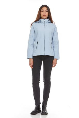 Swiss Tech Women's Hooded Softshell Jacket | Walmart Canada