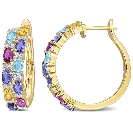 Click here for Miabella 6-1/6 Carat T. G.W. Multi-Color Gemstones... prices