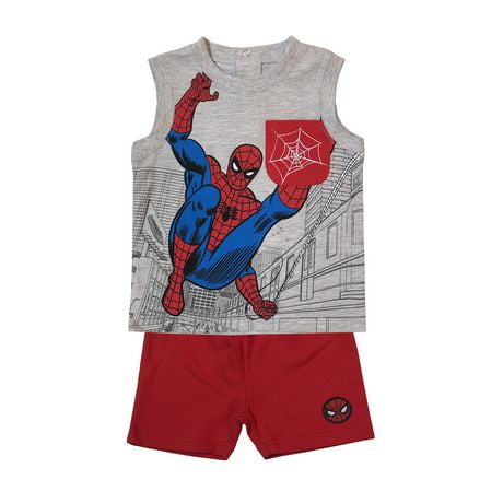 Click here for Marvel Spiderman Marvel Boy Spiderman 2Pcs Short S... prices