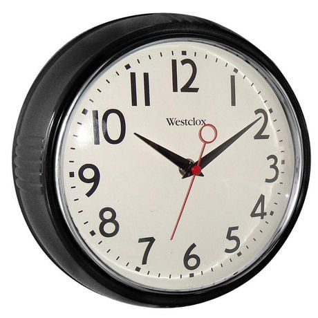 Westclox 9.5" Black Retro Wall Clock- Model 32042BKCN - Walmart.ca