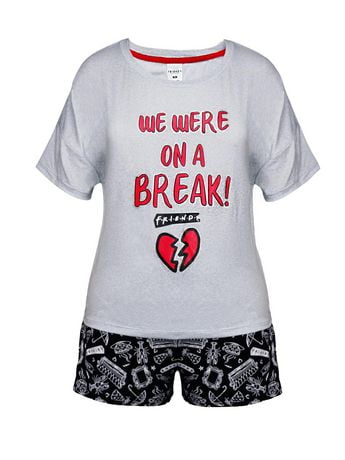 Friends two piece pajama set for ladies - Walmart.ca