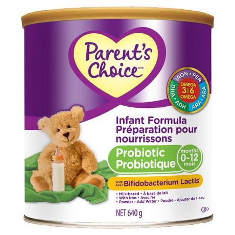 Parent's Choice Milk Based Probiotic Infant Formula | Walmart.ca
