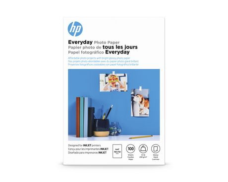 Click here for Hp Everyday Photo Paper  Glossy  4X6  100 Sht Whit... prices