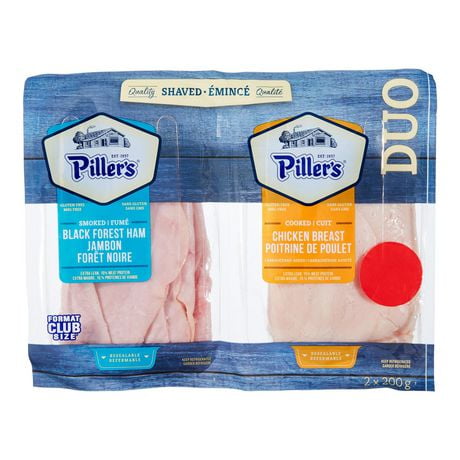 Piller's Quality Shaved Black Forest Ham & Cooked Chicken Breast ...