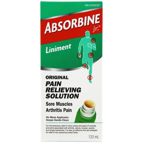 Absorbine Jr. Original Pain Relieving Liquid, 120 mL - Walmart.ca