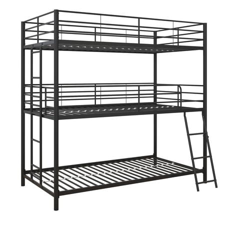 Click here for Dhp Metal Triple Bunk Bed Black Twin prices