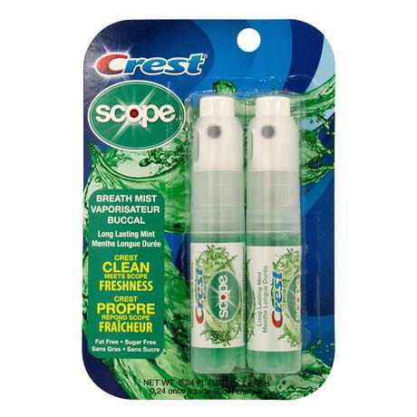 Crest Scope Original Breath Mist 7mL - 2pk | Walmart Canada