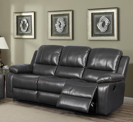 Click here for K-Living Alice Leatherair Recliner Sofa With Drop... prices