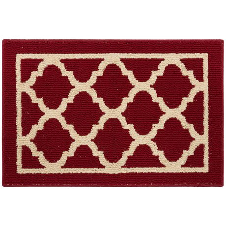 Hometrends Lawson Ruby Rug | Walmart Canada