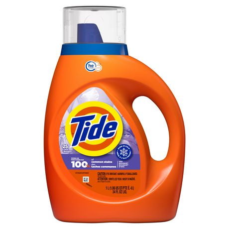 Tide Liquid Laundry Detergent 1 Litre, Iris Bouquet Scent, HE ...