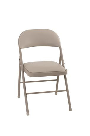 Click here for Cosco Vinyl Folding Chair Antique Linen (4-Pack) A... prices