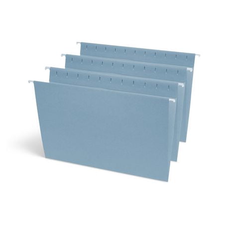 Continental Letter size Hanging Folders. Teal colour, 6 count - Walmart.ca