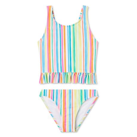 George Girls' Ruffle Tankini 2-Piece Set - Walmart.ca