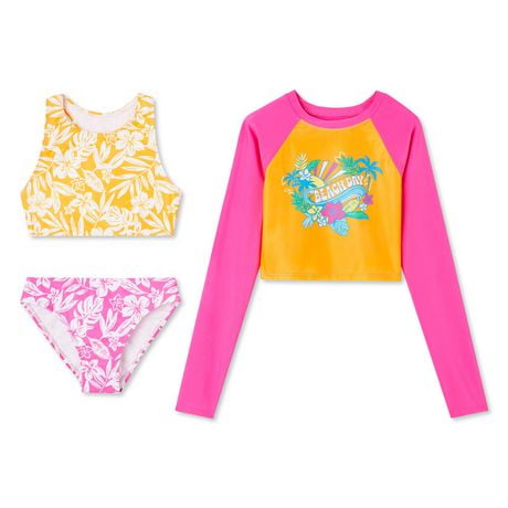 George Girls' Rash Guard 3-Piece Set - Walmart.ca