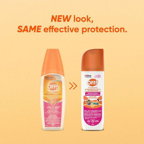 OFF! Family Care Mosquito Insect Repellent Pump Spray Kids, Tropical ...
