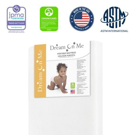 Click here for Dream On Me  2-In-1 Breathable Two-Sided 3 Mini/Po... prices
