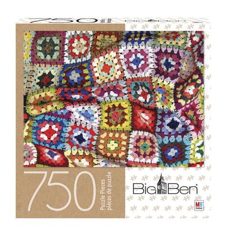 Cardinal Games Big Ben - 750-Piece Adult Jigsaw Puzzle - Granny Squares ...
