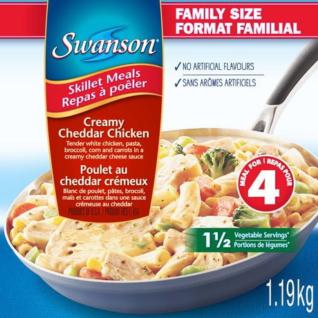 Swanson Family Size Skillet Meals Creamy Cheddar Chicken | Walmart Canada