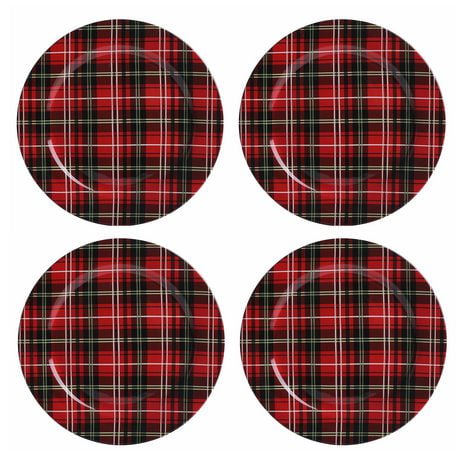 Holiday Time 11" Dinner Plate, 4-Piece - Walmart.ca