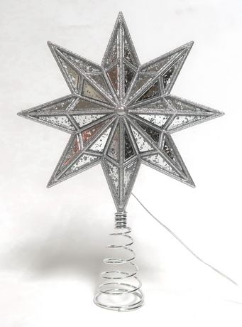 13in BATTERY OPERATED LED LIGHTED TREE TOPPER, TREE TOPPER - Walmart.ca