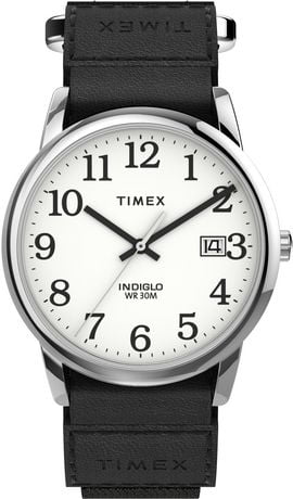 Click here for Timex Easy Reader Fabric Fast Wrap Strap Watch Bla... prices