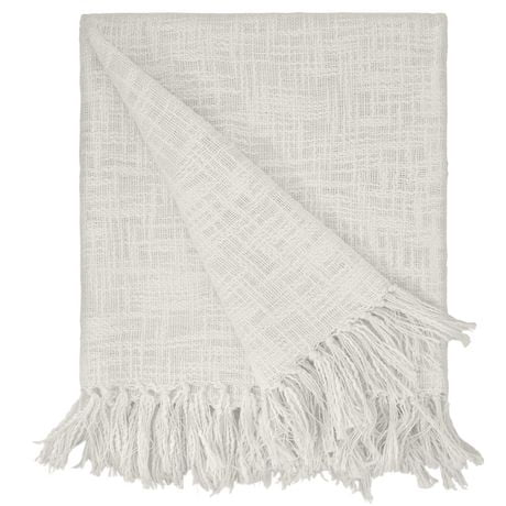 Click here for Fabstyles Novelty Solid Cotton Throw With Fringe... prices