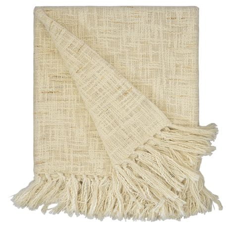 Click here for Fabstyles Novelty Solid Cotton Throw With Fringe... prices