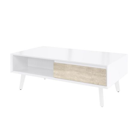 Click here for Bestar Adara 48W Coffee Table In White Uv & Mounta... prices