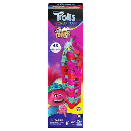 Click here for Cardinal Games Trolls World Tour Tumbling Tower Ga... prices