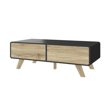 Click here for Bestar Alhena 48W Coffee Table In Black Uv & Sandy... prices