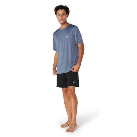 Speedo Men's Solid Short Sleeve Swim Tee | Walmart Canada