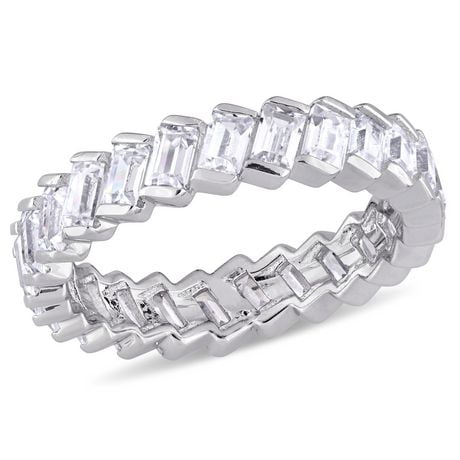 Click here for Miabella 2.75 Carat T. G.W. Baguette-Cut Cubic Zir... prices