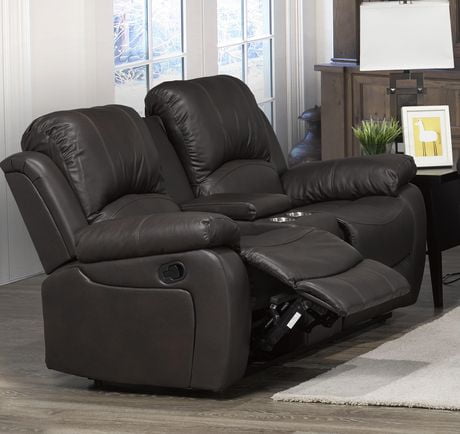 Click here for Brassex Inc Boris Recliner Love Seat With Storage... prices