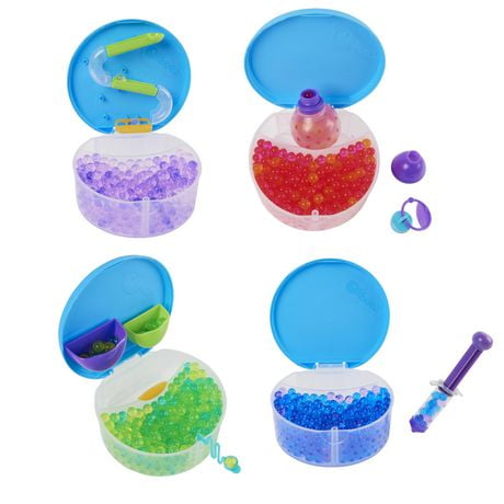 Orbeez Activity Orb Fidget Pack, 1600 Water Beads in 4 Mini- Activity ...