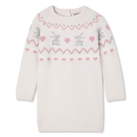 George Toddler Girls' Fair Isle Sweater Dress | Walmart Canada
