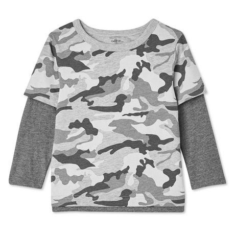 George Toddler Boys' Long Sleeve Fooler Top | Walmart Canada