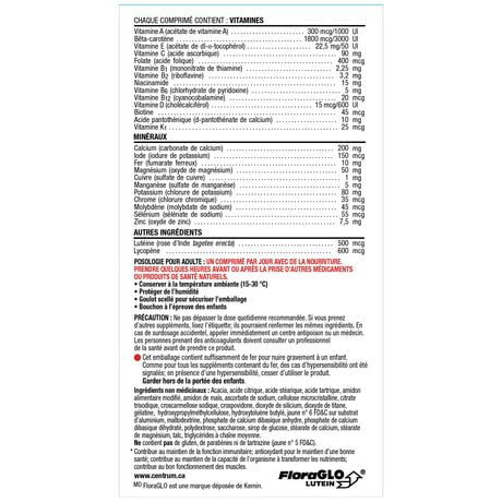 Centrum Forte Essentials Adults Complete Multivitamin and Mineral ...